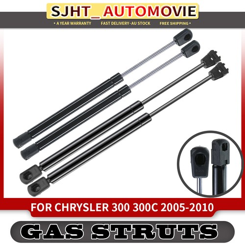 4x Bonnet Hood+Tailgate Boot Supports Gas Struts for Chrysler 300C 05 ...