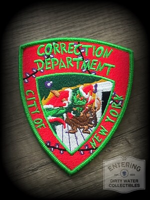 NY Department of Corrections Christmas Patch - The Grinch! | eBay