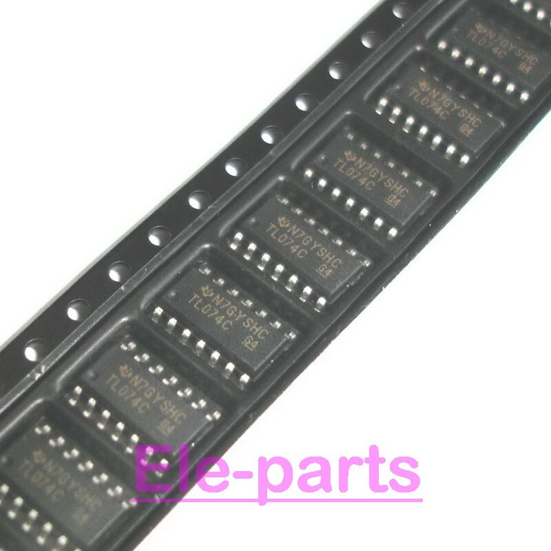 20 PCS TL074CDR SOP-14 TL074CD TL074C TL074 SMD Low-noise Operational ...
