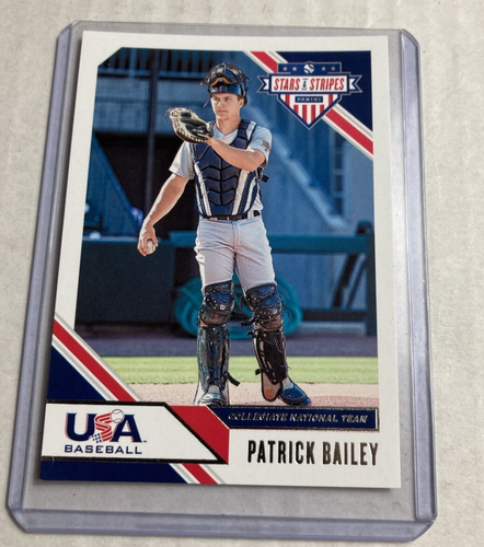 2020 Panini USA Baseball Stars and Stripes #2- PATRICK BAILEY Rookie RC ...