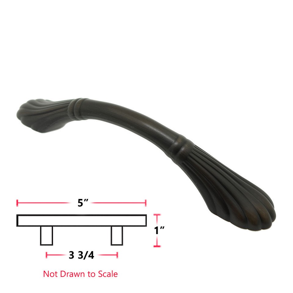 Traditional Decorative Beaded Oil Rubbed Bronze Cabinet Knob Pull ...