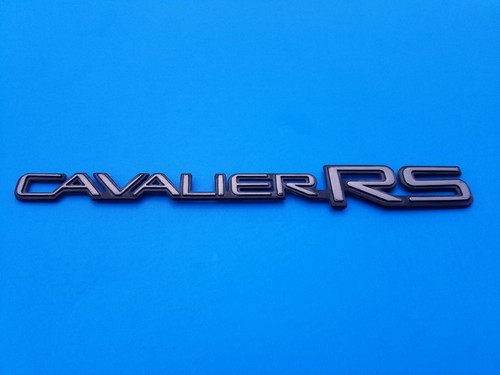88 89 90 91 92 93 94 CHEVROLET CAVALIER RS SIDE EMBLEM LOGO BADGE OEM ...