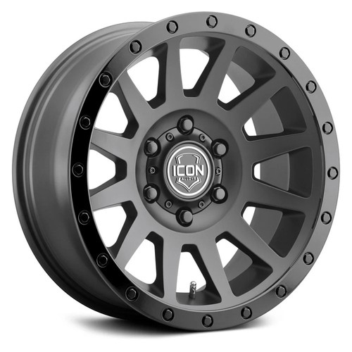 Icon Alloys COMPRESSION Wheel 17x8.5 (25, 6x139.7, 95.1) Black Single ...