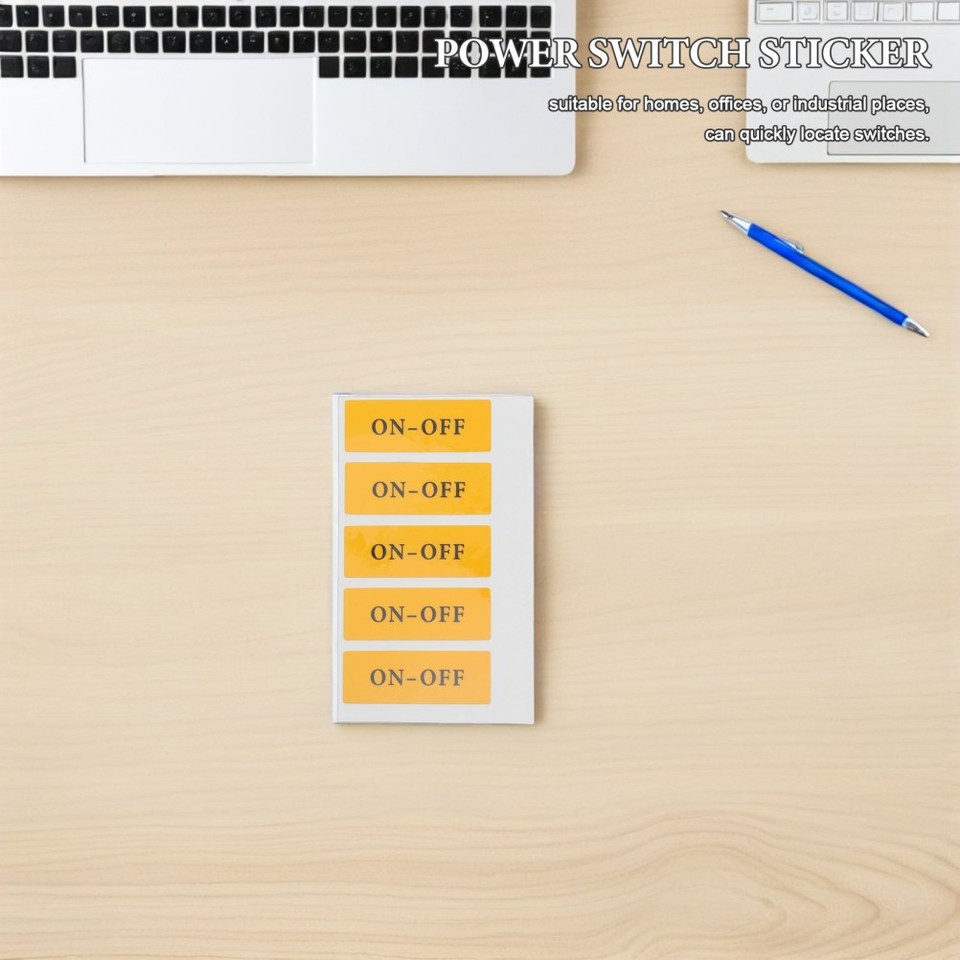 10pcs Light Switch Labels Stickers On Off Switch Decals Office ...