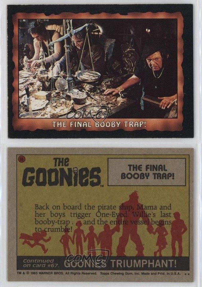 1985 Topps The Goonies The Final Booby Trap! #66 17vs | eBay
