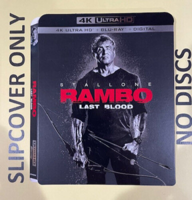 Rambo: Last Blood (2019) - 4K Blu-ray Slipcover ONLY - NO DISCS | eBay