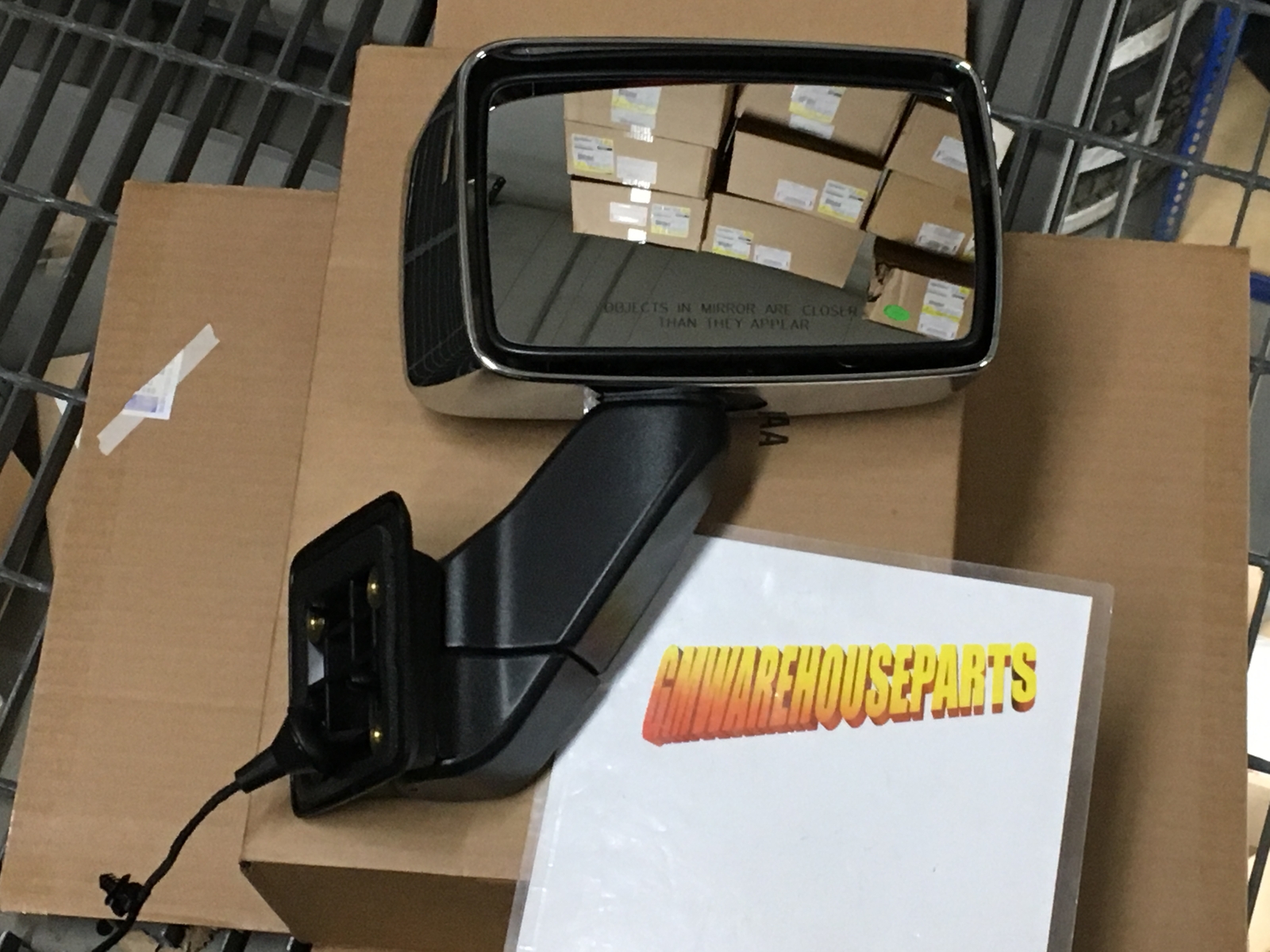 2007-2010 HUMMER H3 CHROME PASSENGER SIDE POWER MIRROR NEW GM ...