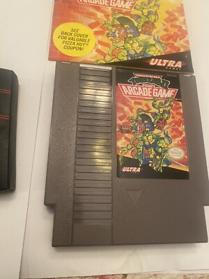 Nintendo NES TMNT Teenage Mutant Ninja Turtles II 2 The Arcade Game ...