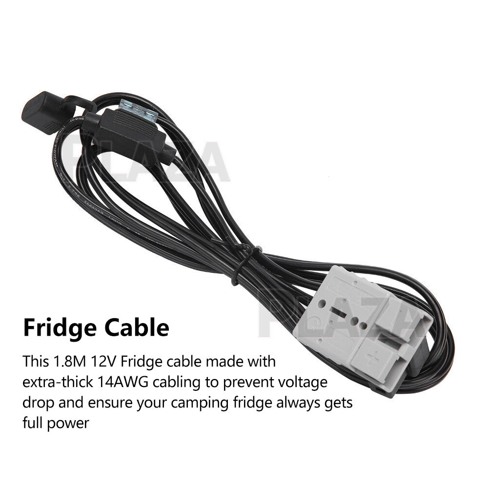 Power Cord Lead 12V Fridge Cable to Anderson Style Plug to Fit Waeco ...