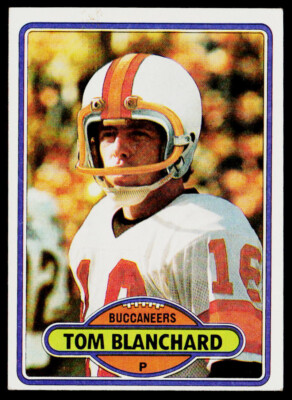 Tom Blanchard 1980 Topps Football Card #109 - Tampa Bay Buccaneers | eBay