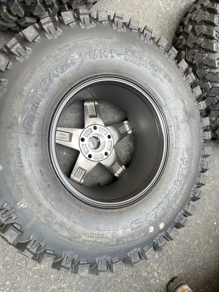 4-2022-2023 POLARIS RZR PRO R TURBO R WHEELS TIRES 32x10x15 MAXXIS ...