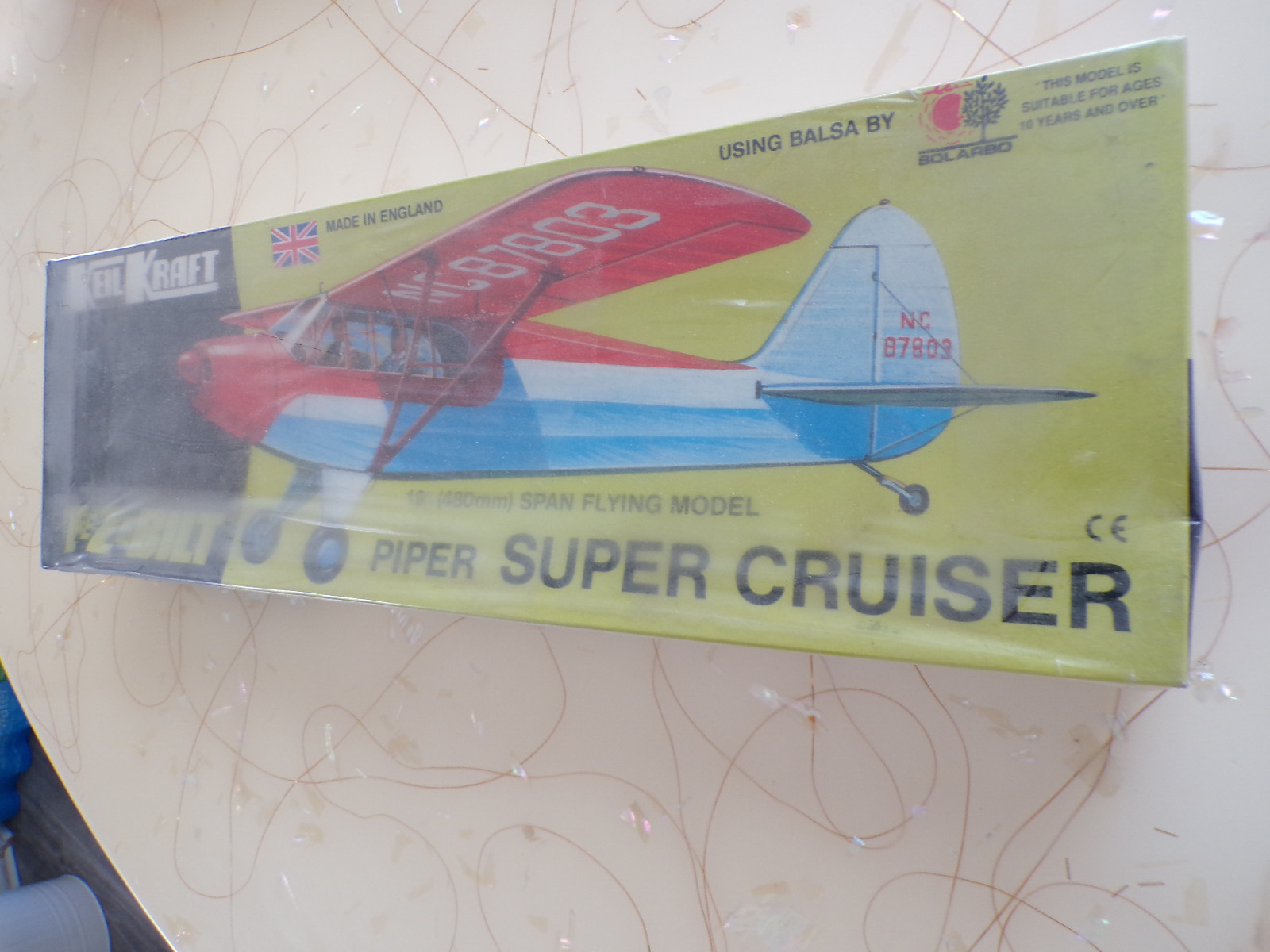 KEIL KRAFT MODEL PIPER SUPER CRUISER NEW in ORIGINAL SEALED BOX 19 INCH ...