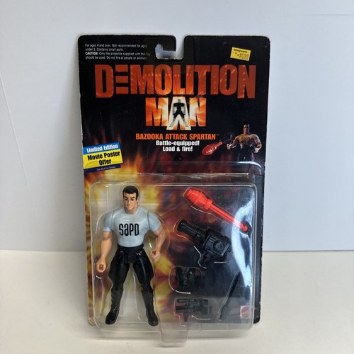 Demolition Man Bazooka Attack Spartan Action Figure 1993 Mattel NEW ...