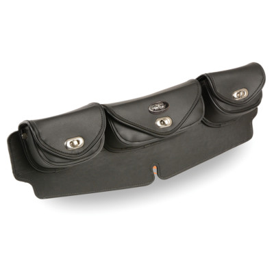 Large Triple Pocket Windshield Mount Bag w/ Turn Clasps (22X6X3) | eBay