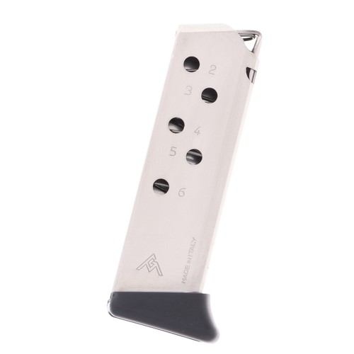 Mec-Gar fits Walther PPK .380 ACP 6-Round Nickel Magazine with Finger ...