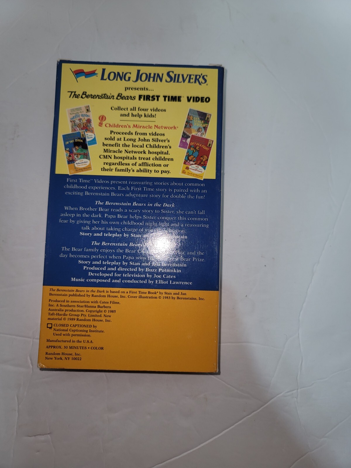 VHS The Berenstain Bears - In The Dark and Ring The Bell (VHS, 1992) | eBay