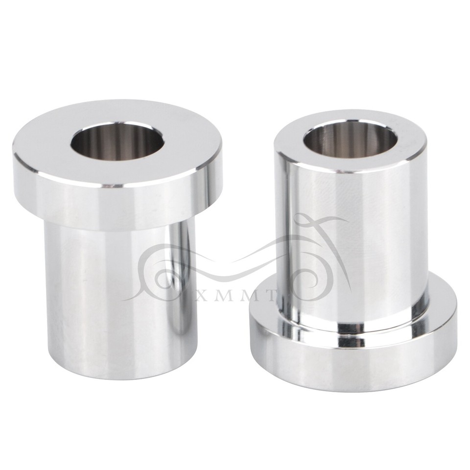 Chrome Handlebar Riser Bushing For Harley Electra Road Street Tri Glide ...