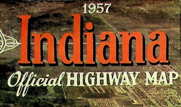 1957 INDIANA & 1965 NEVADA ROAD MAPS - E14-K | eBay