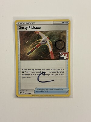 Gutsy Pickaxe 145/189 SWIRL Holo Pokemon Prize Pack Astral Radiance ...
