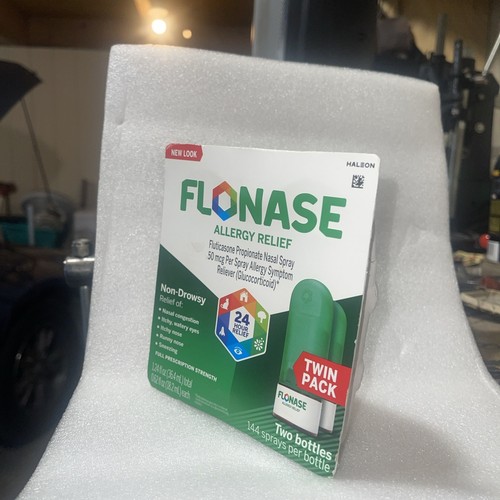 FLONASE Allergy Relief Nasal Spray, 144 Doses - 2 Pack Exp 06/26 ...