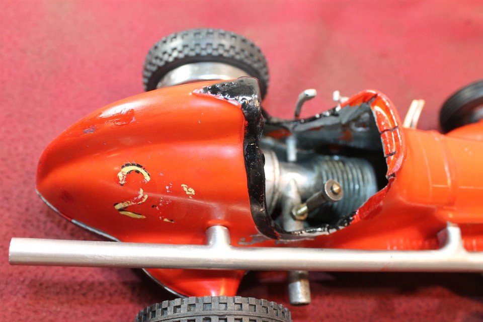 RARE COX THIMBLE DROME CHAMPION + BUNCH AIR-O DIESEL .27 ENGINE MODEL ...