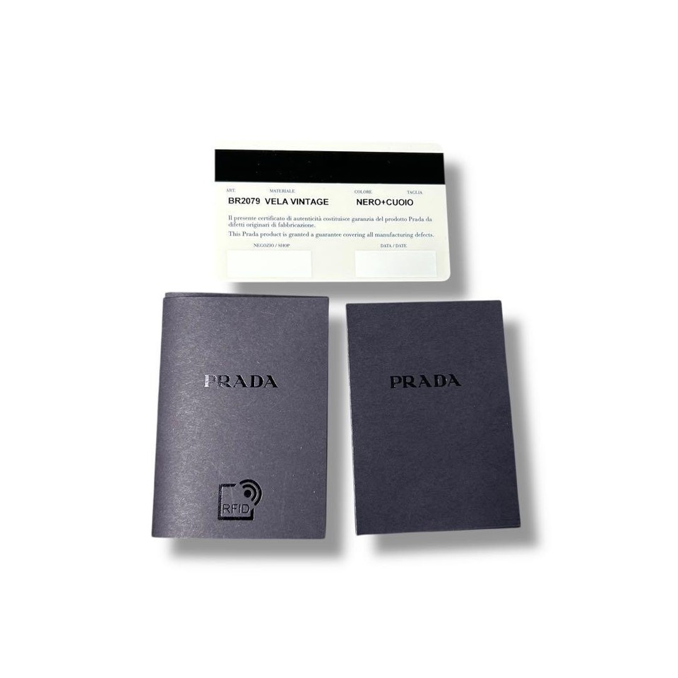 PRADA One-Hand Back Plate Camera Bag Logo BR2079 Black Authentic From ...