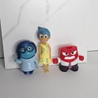 Disney Pixar Inside Out Sadness Joy Anger Figures Small Toy Set Cake ...