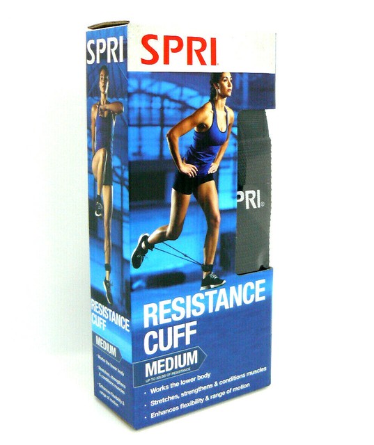SPRI Resistance Cuff Leg/ankle Band Medium W/exercise Guide Home ...