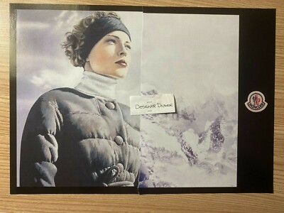 Moncler Fashions 2008 Print Ad Advertisement: Woman On Snowy Mountain ...