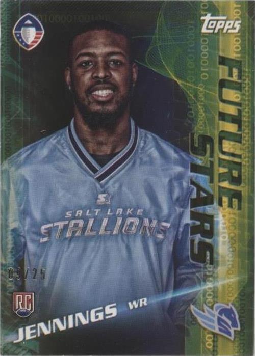 2019 Topps Alliance of American Football - Future Stars Adonis Jennings ...