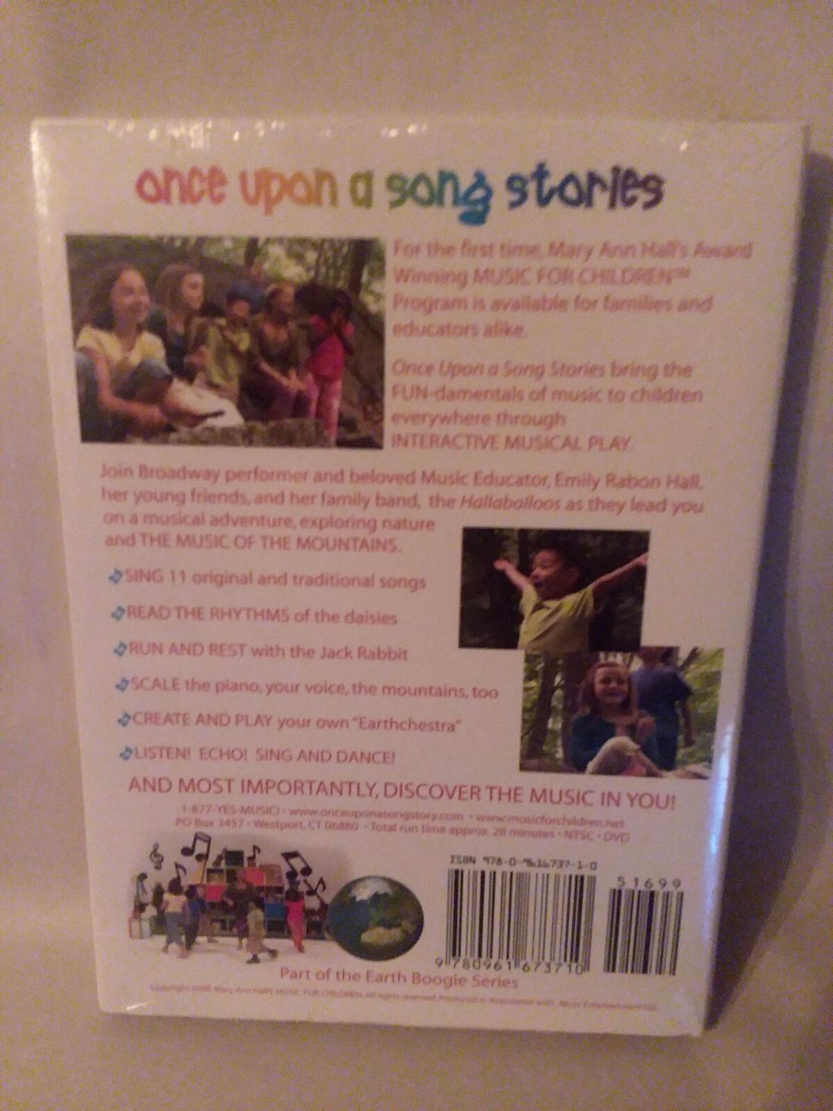 Emily Rabon Hall ONCE UPON A SONG STORIES MUSIC OF THE MOUNTAINS DVD ...