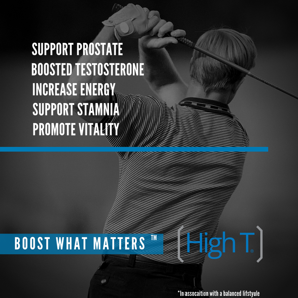 High T Senior+ Testosterone Booster Supplement + Prostate Support 90ct ...