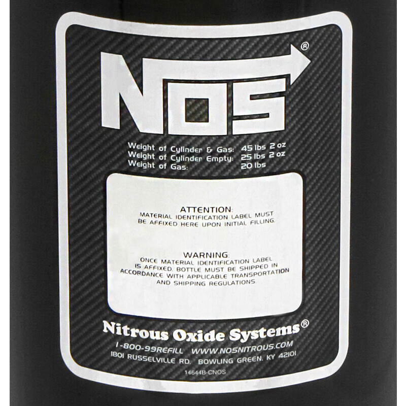 NOS Nitrous Oxide Bottle 14760BNOS; | eBay