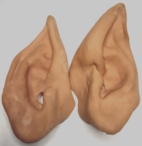 Vintage STAR TREK MR. SPOCK Vulcan Costume Ears-Latex-4.25" Tall | eBay