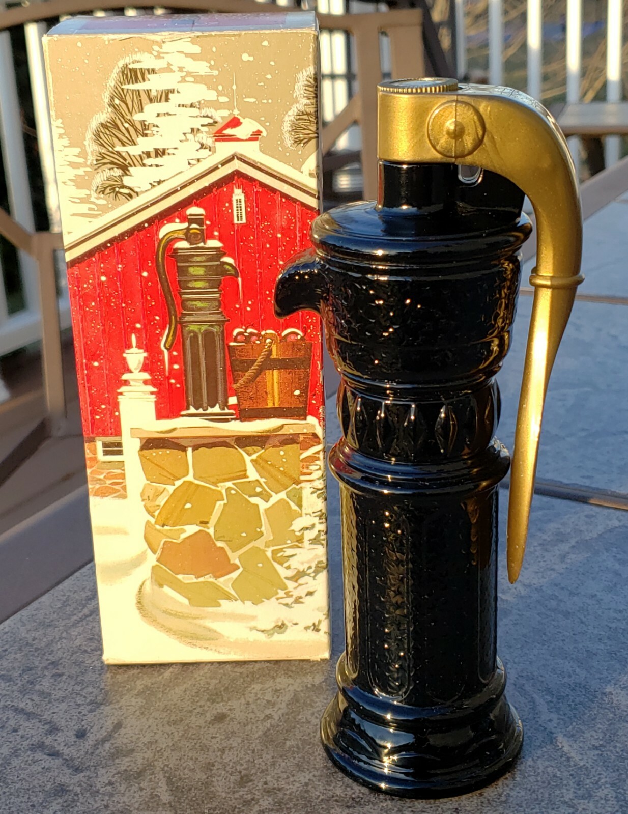 NIB NOS AVON - PUMP DECANTER WINDJAMMER AFTER SHAVE - 6 fl oz ** FULL ...