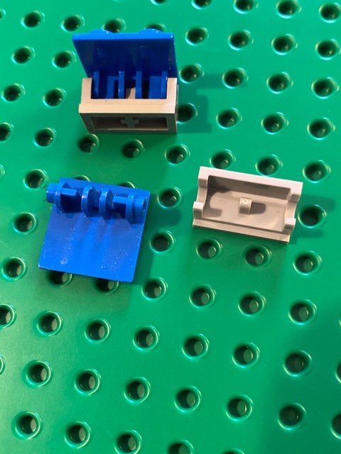 LEGO 3937-6134 1x2 Rocker Bearing & Top (hinge Brick) 4211066-4124096 ...