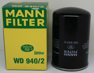 MANN FILTER WD 940/2, Oil Filter WD940/2 | eBay