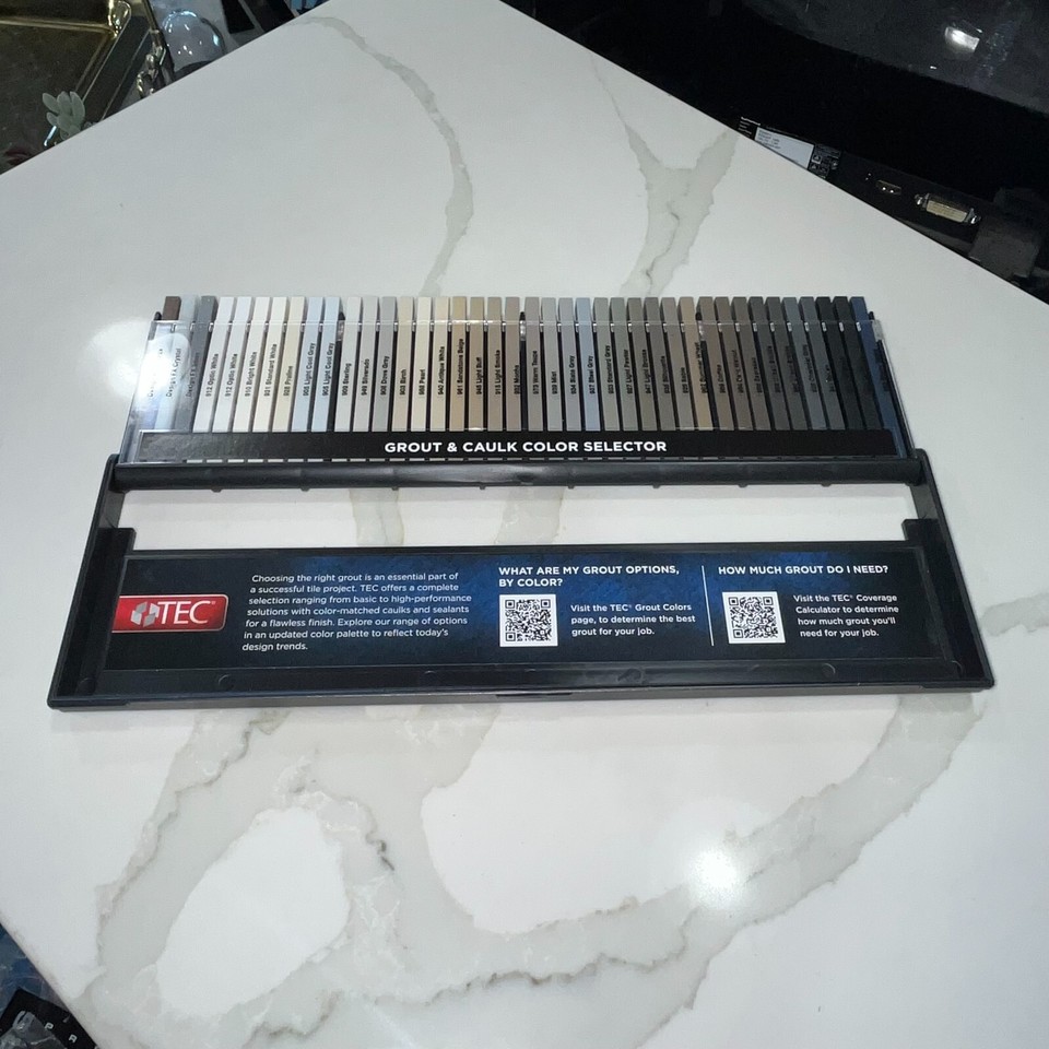 TEC Grout and Caulk 40 COLOR SAMPLE KIT CASE H.B. Fuller - New | eBay