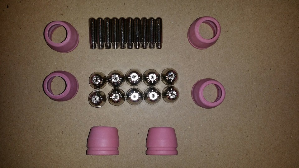 Colossal Tech CUT50F & CUT5DF Plasma Cutter Consumables 26 pcs pink ...