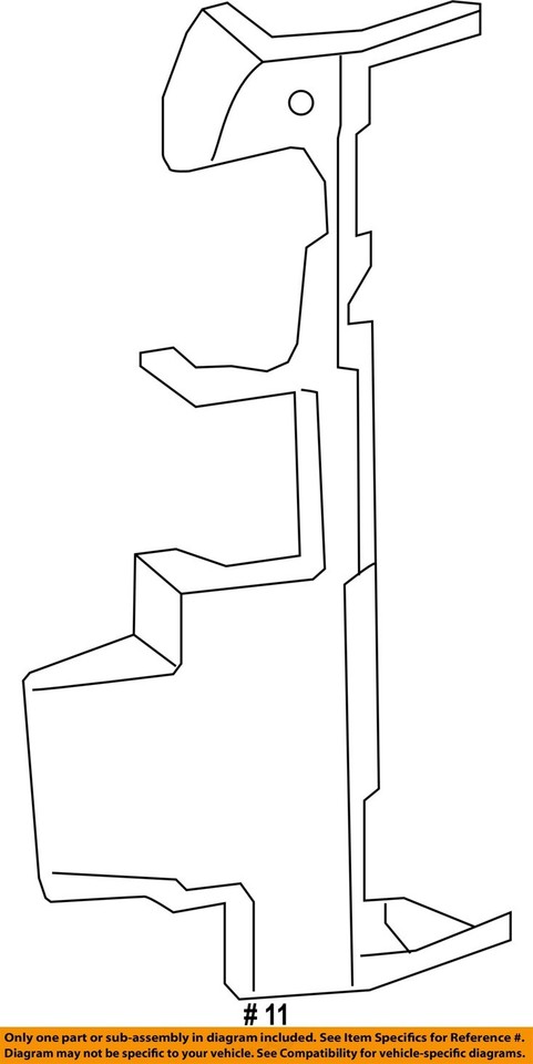 GM OEM 14-20 Impala Cooling Radiator Components-Side Baffle 23116158 | eBay