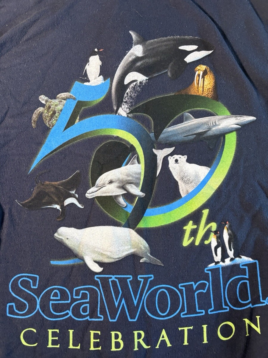 Seaworld 50th Logo SeaWorld 50th Anniversary Celebration In Orlando