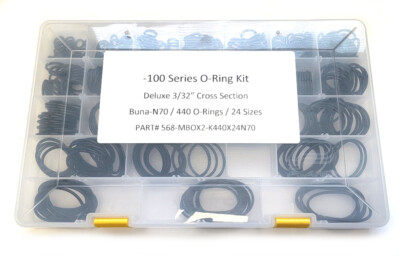 568-MBOX2-K440X24N70 - 3/32'' Cross Section O-Ring Kit. 440 Piece | eBay