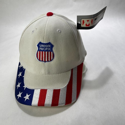 Union Pacific Railroad Patriot Stars Stripes Baseball Hat Mens Red ...