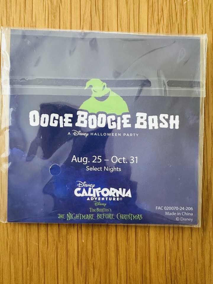 Oogie Boogie Bash 2024 MAGIC KEY Hades Patch Disneyland Limited Release ...