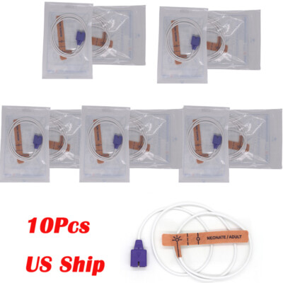 Fit For Nellcor Disposable Compatible SpO2 Sensor MAX-N Neonate Adult ...