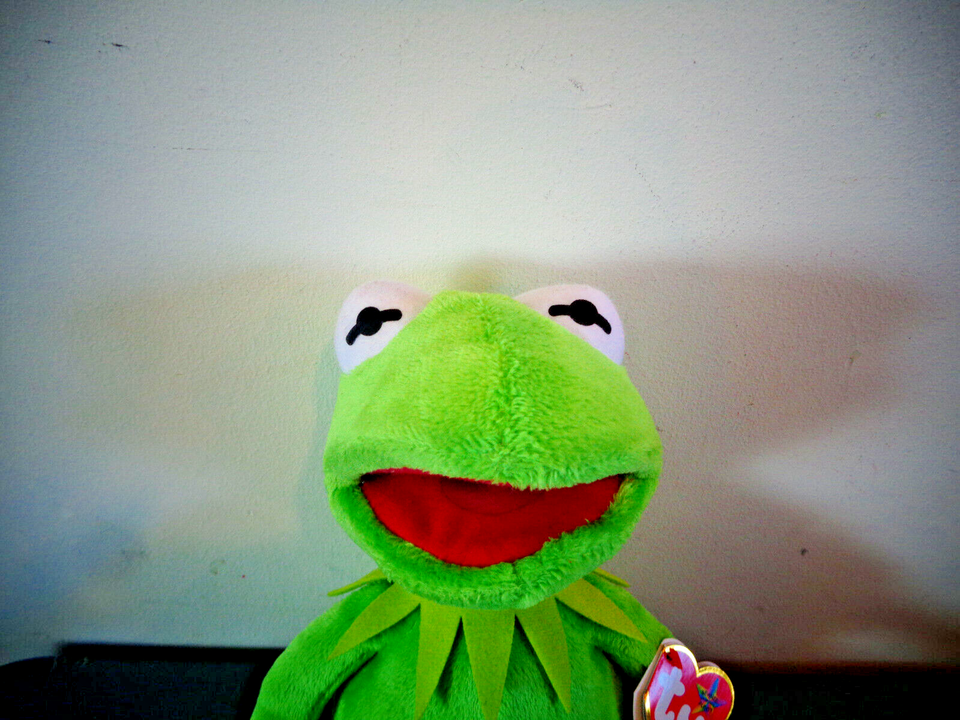 TY MUPPETS KERMIT THE FROG BEANIE BUDDIES PLUSH W/TAGS 16" | eBay