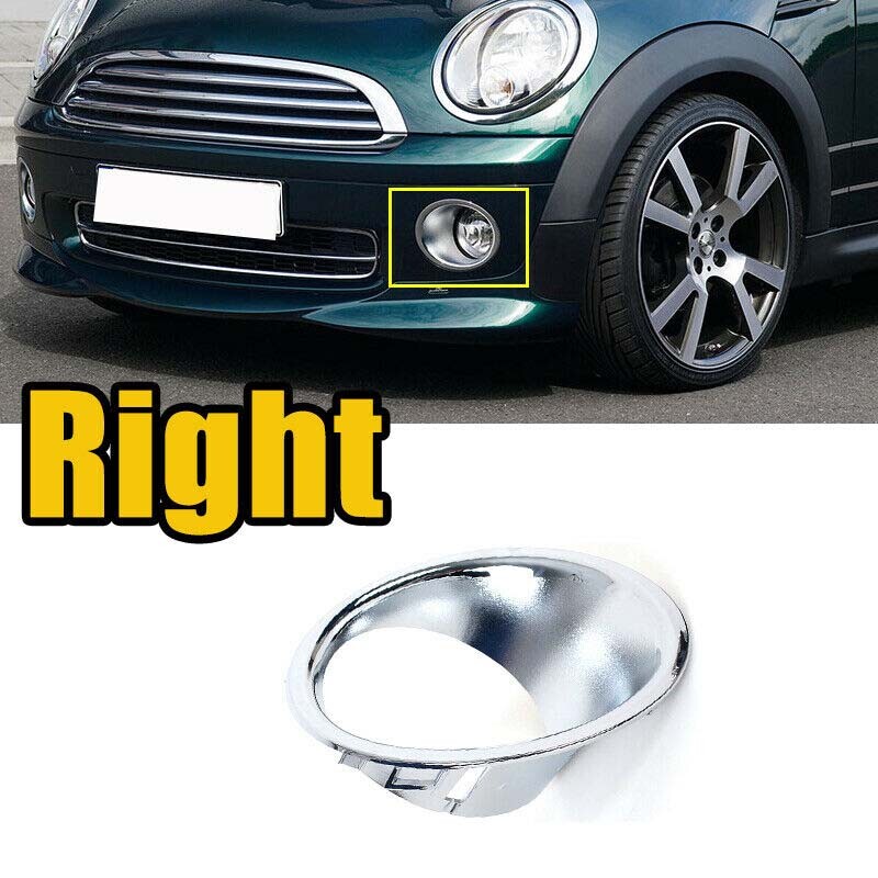Right Front Fog Light Lamp Trim Ring Cover 51112753662 For Mini Cooper ...