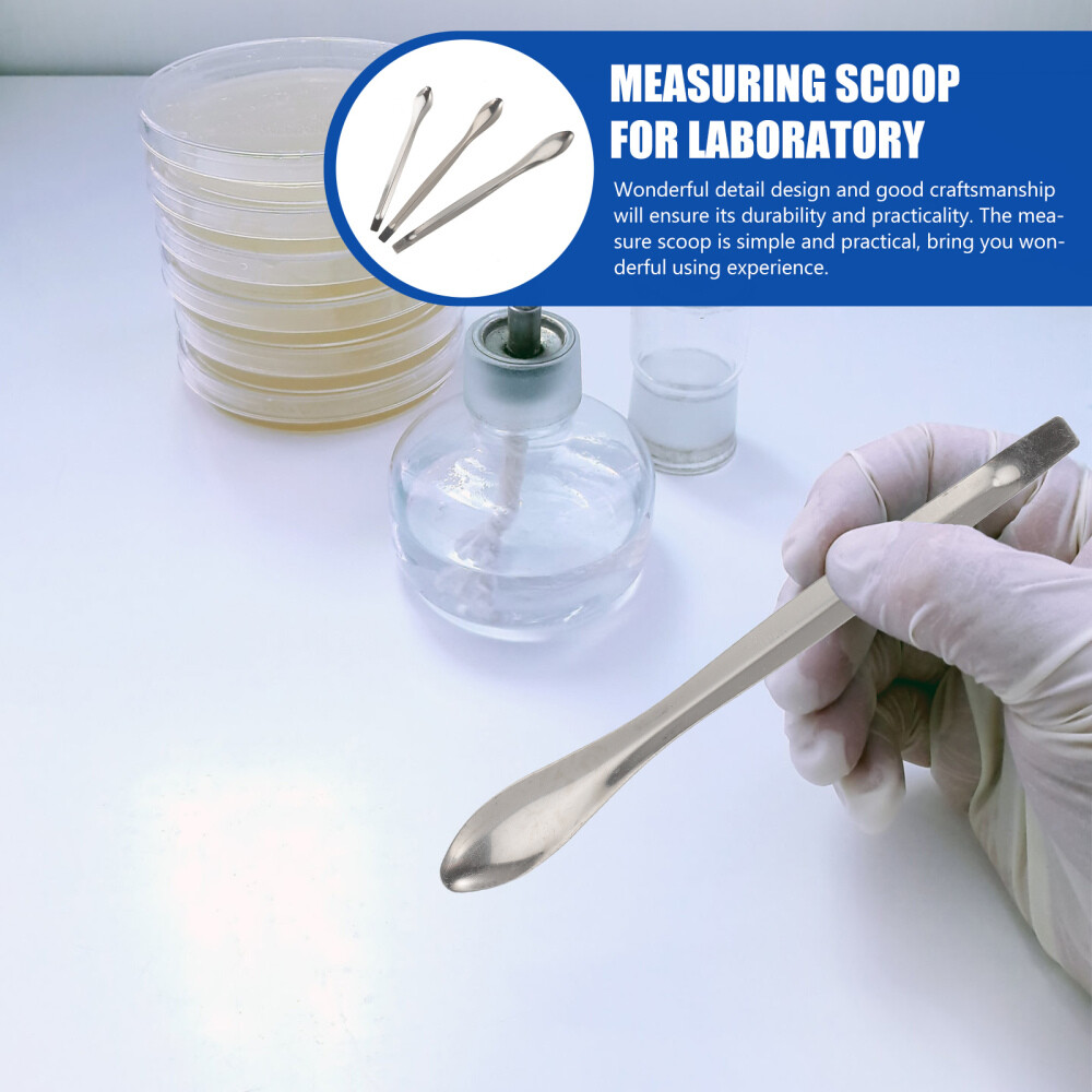 12Pcs Stainless Steel Measuring Spoon for Lab Sampling and Measurement ...