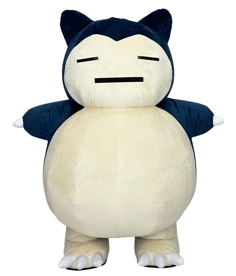 Inflatable Costume Mascot Snorlax Plush Halloween Cosplay Funny Party ...