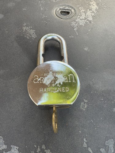 Vintage American Pad Lock Series 600 USA Hardened w/ 2 Keys | eBay